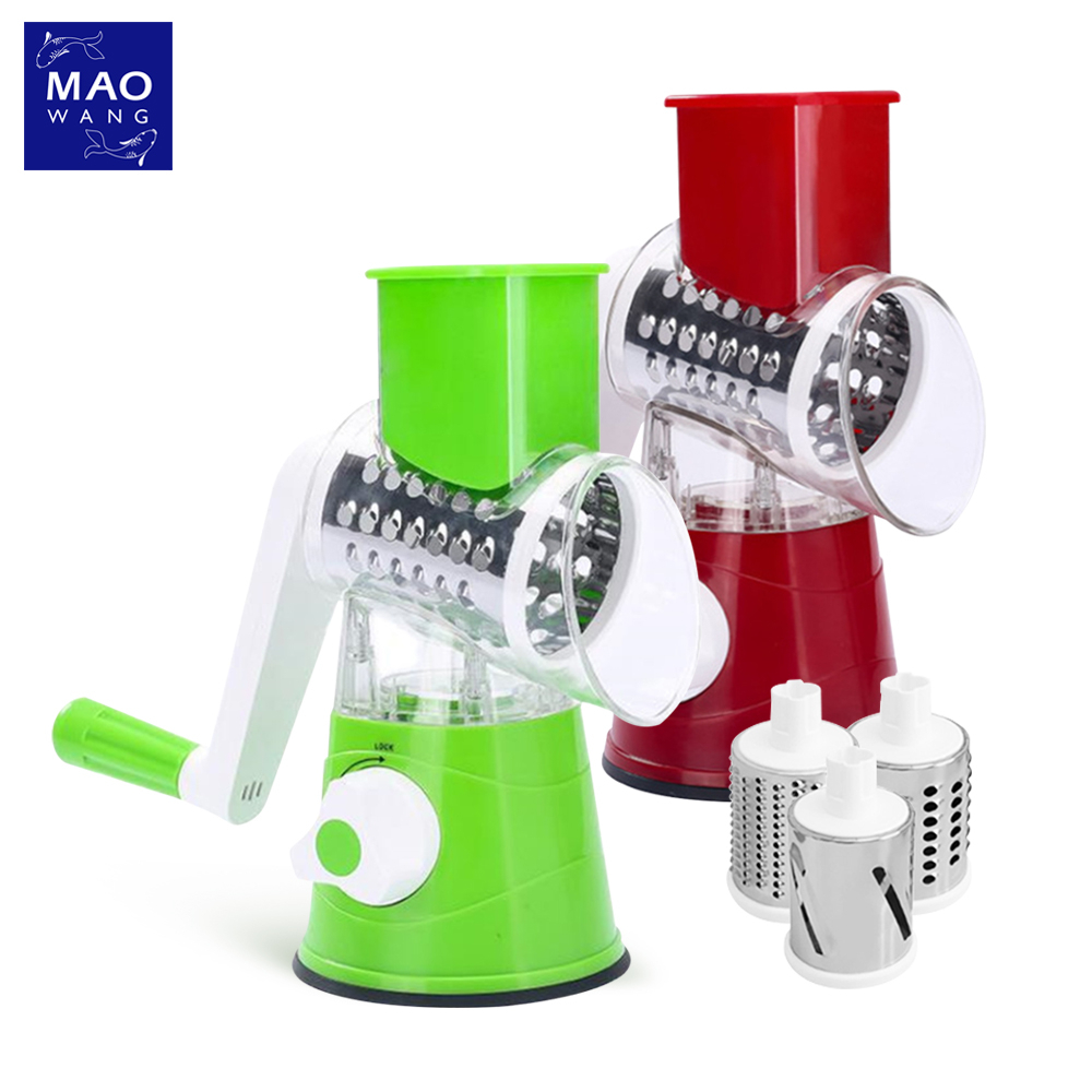 Tabletop grater เครื่องหั่นผักมือหมุน ใบมีดแสตนเลส ใช้งานง่าย เครื่อง ...