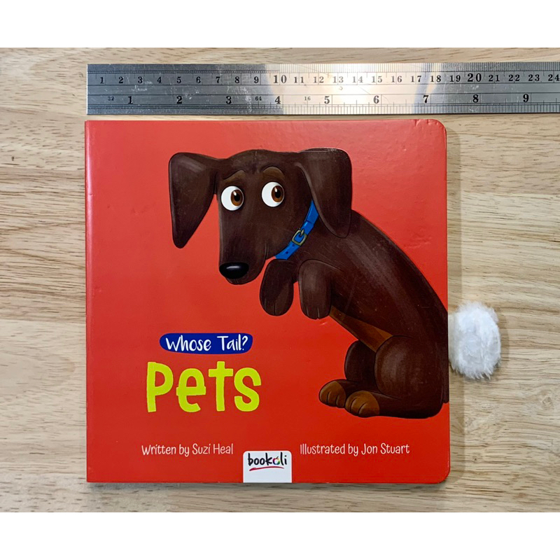 บอร์ดบุ๊ค ภาษาอังกฤษ Whose Tail? - Pets | Shopee Thailand