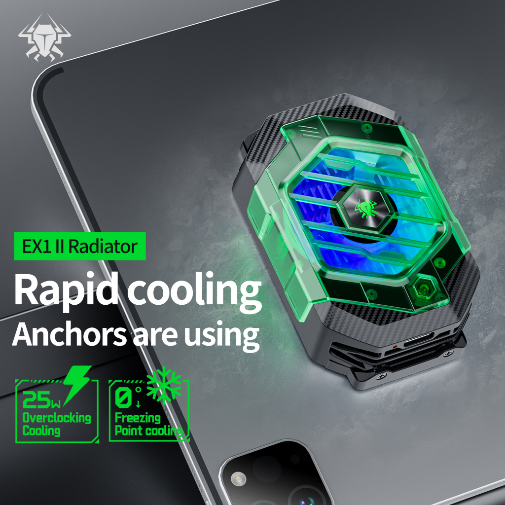 PLEXTONE EX1 พัดลมโทรศัพท์ EX3 พัดลมมือถือ พัดลมระบายความร้อนโทรศัพท์มือถือ พัดลมระบายความร้อน ...