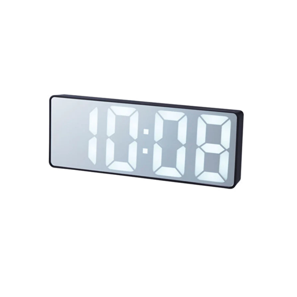 BRUNO LED Mirror Clock BCA025 นาฬิกาตั้งโต๊ะดิจิทัล LED นาฬิกาปลุก ...