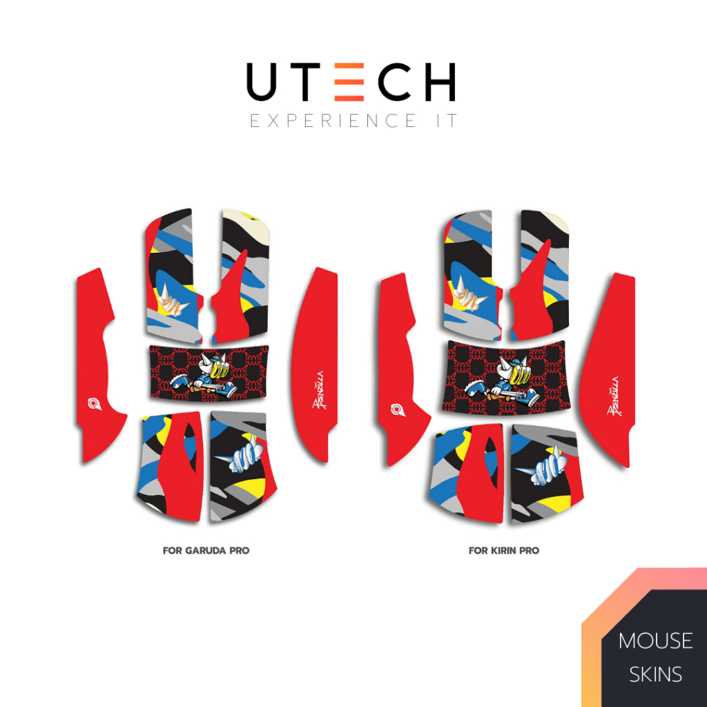 LOGA Mouse LOGA X BENZILLA Loga Premium Mouse Skins Grip Tapes by UTECH ...
