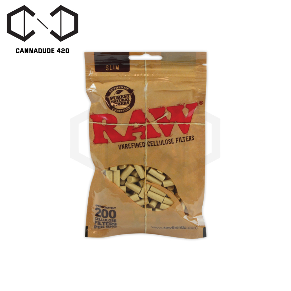 Raw Cellulose Filter Slim ฟีลเตอร์ สลิม ถุงละ 200ชิ้น สำหรับ Raw paper ...