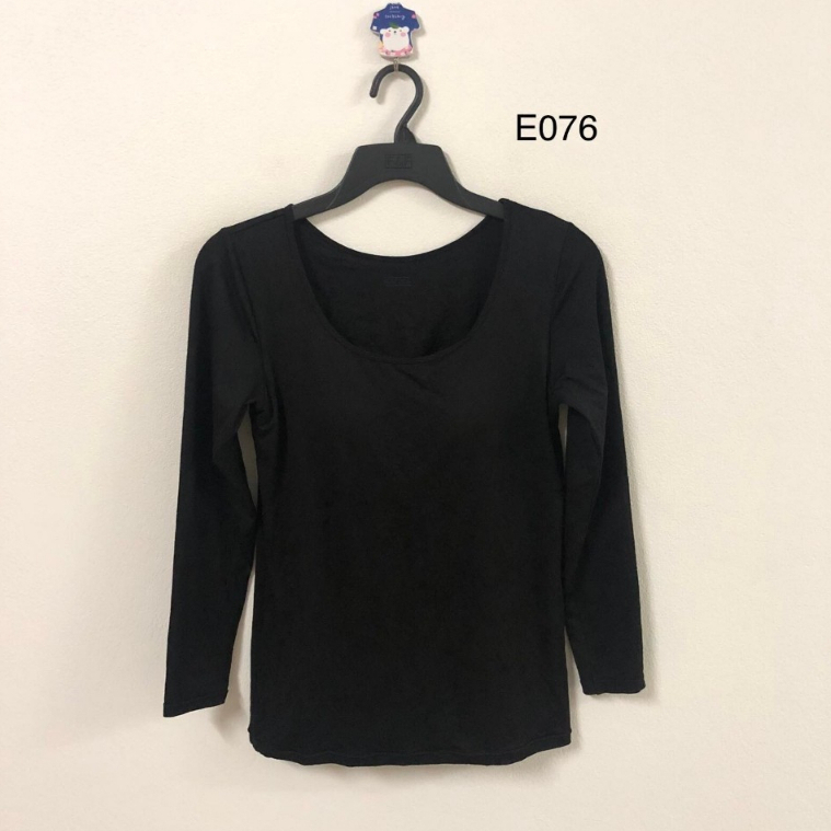 Heattech (E076) แบรนด์ uniqlo ยูนิโคล่ มีบราในตัว | Shopee Thailand