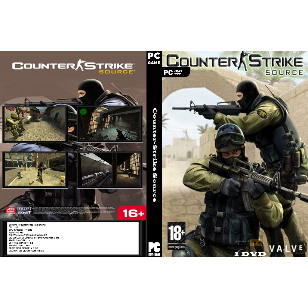 แผ่นเกมส์ PC Counter Strike Source (1DVD) | Shopee Thailand