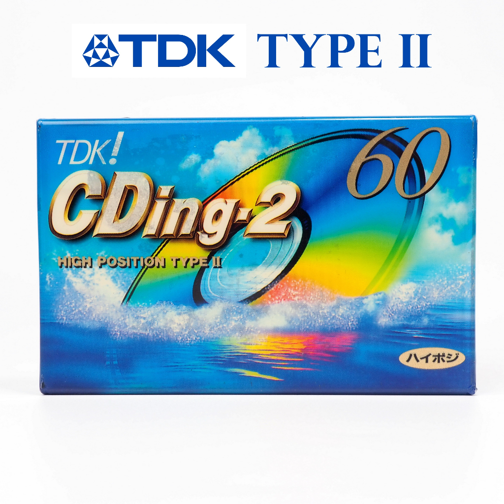 เทปเปล่าซิล คาสเซ็ท TDK CDing-2 High Position Type II (60 นาที ...
