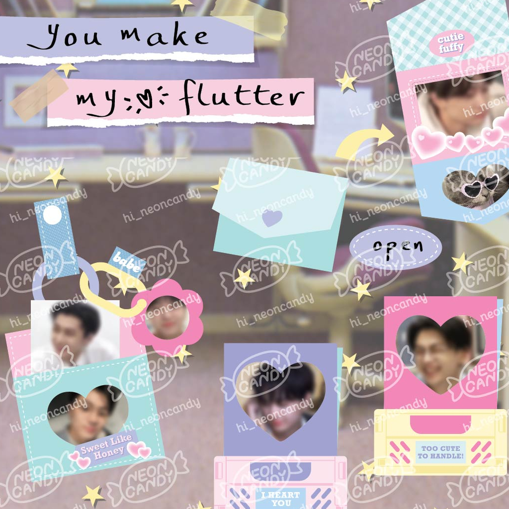 neoncandy - You make my heart flutter Sticker | Shopee Thailand