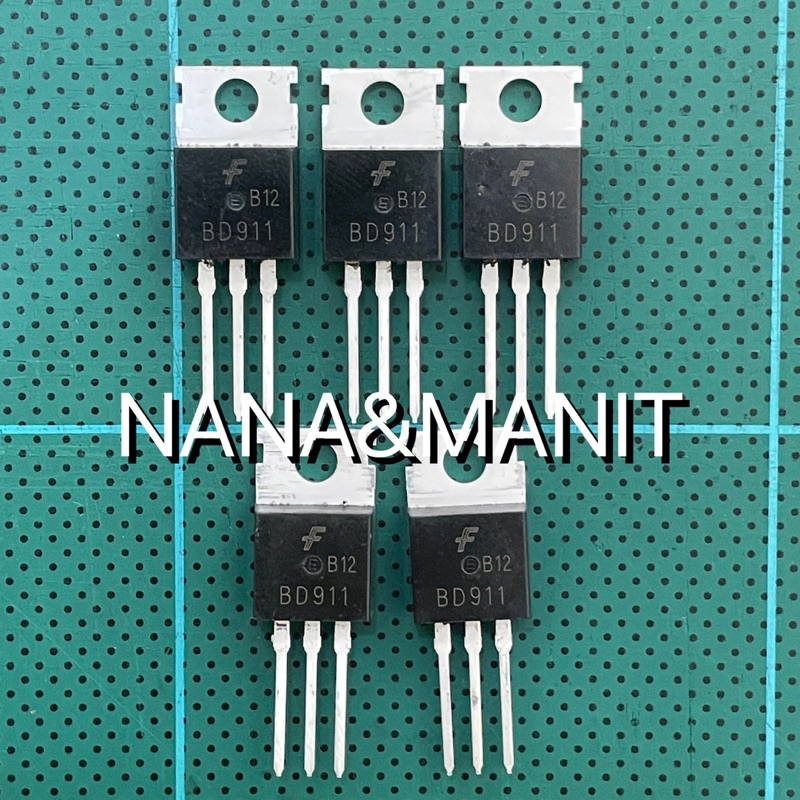 BD911 NPN 15A 100V แพ็คล่ะ 5ตัว พร้อมส่งจากไทย🇹🇭 | Shopee Thailand