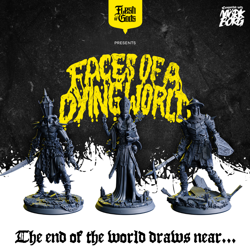 Faces Of A Dying World - Mörk Borg โมเดลสำหรับ DnDจัดส่งได้ใน1-3วัน ...