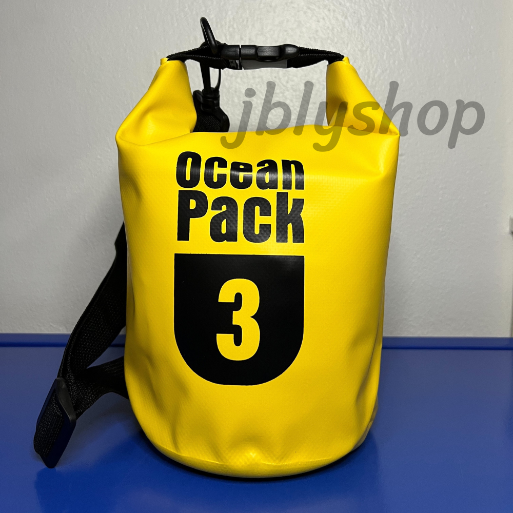 กระเป๋ากันน้ำ ถุงกันน้ำ Ocean pack ขนาด2L - 3L พร้อมสาย กระเป๋าสะพาย ...