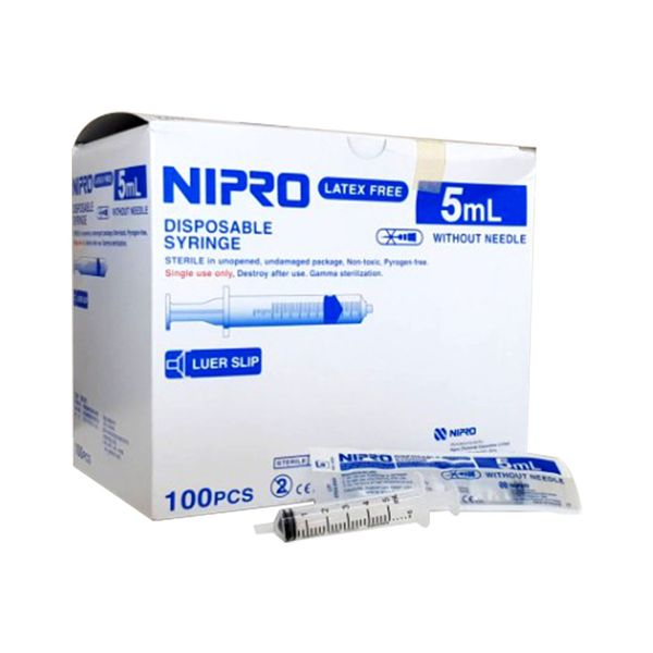 Syringe 5ml. (1 กล่อง 100 ชิ้น) | Shopee Thailand