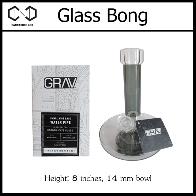 แจกันแก้ว บ้องแก้ว GRAV Labs Pipe With logo 8 inches GR96 | Shopee Thailand