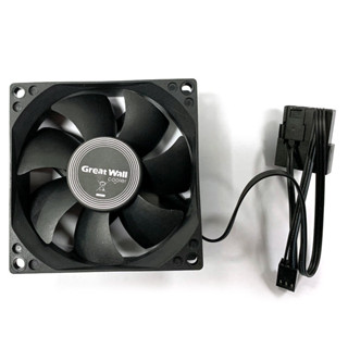 พัดลม เคส Great Wall Case Fan Ultra Silent 8 CM Quiet Cooling Fan PC ...