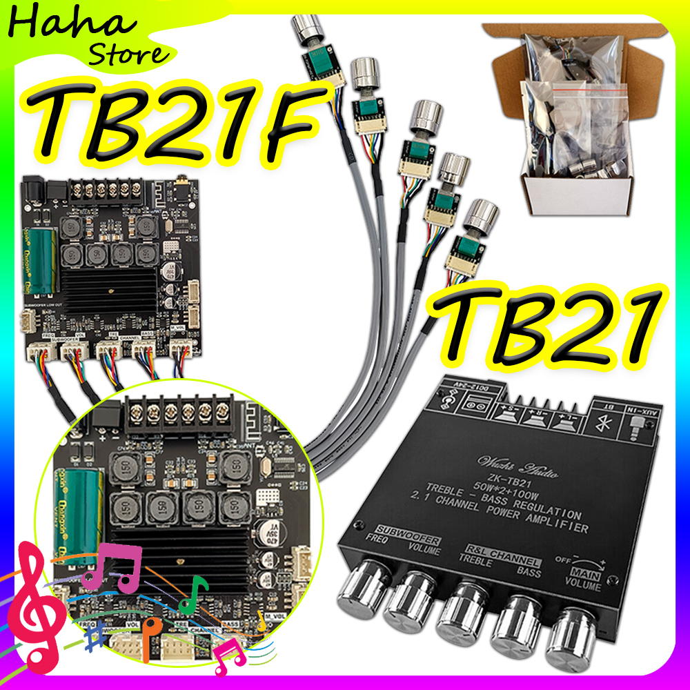 [ราคาโรงงาน] TB21 TB21F แอมป์จิ๋วบลูทูธ แอมป์ จิ๋ว บลูทูธ แยก ซับ แอมป์ ...