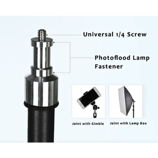 8806 Light Stand 2.1M ขาตั้งไฟอลูมิเนียม สูง 2.1 เมตร ขาไฟสตูดิโอ ปรับ ...