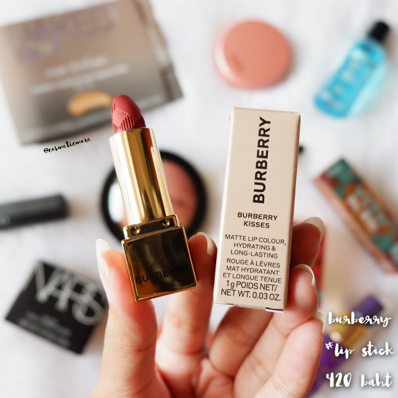 พร้อมส่ง! [ป้ายไทย] ️ burberry burberry kisses lipstick 1g สี 93 russet ...