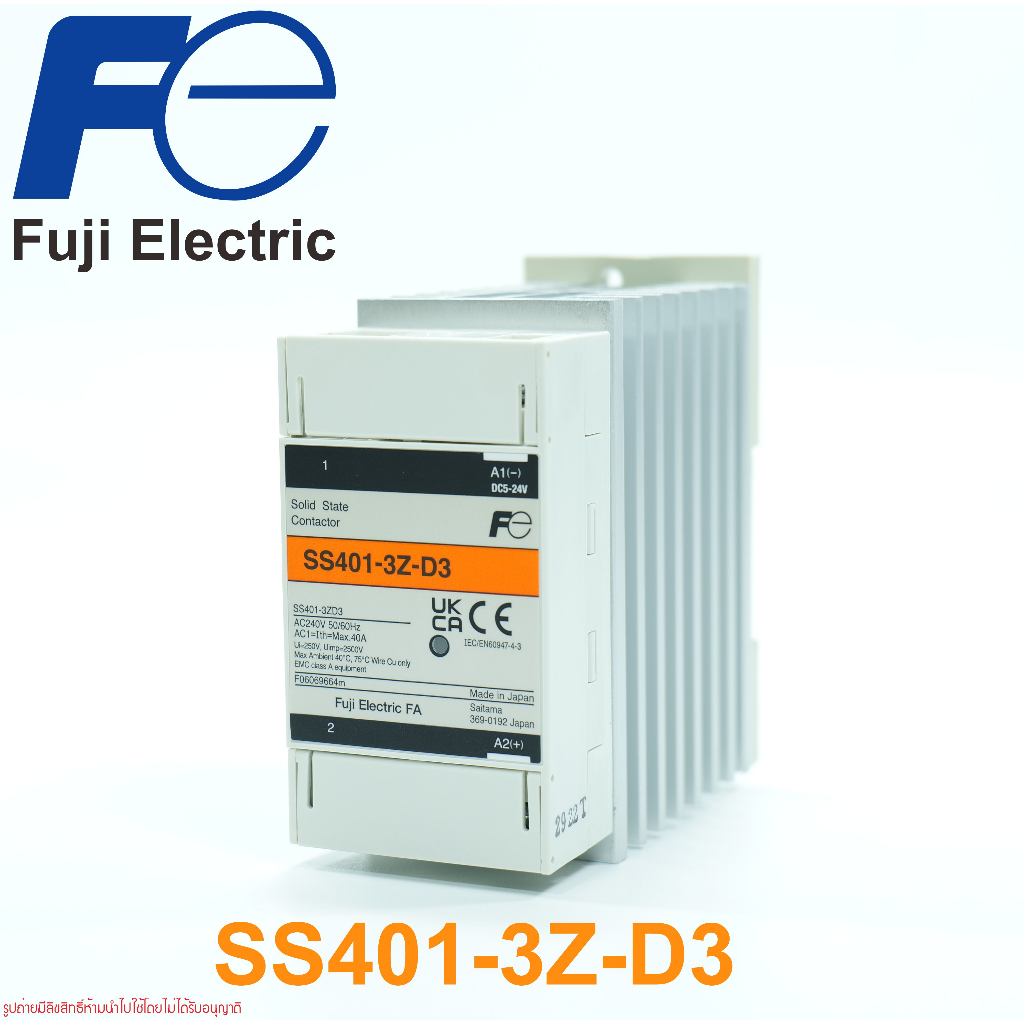 SS401-3Z-D3 SS401-3Z-D3 Fuji Electric Solid-state Contactors SS series ...