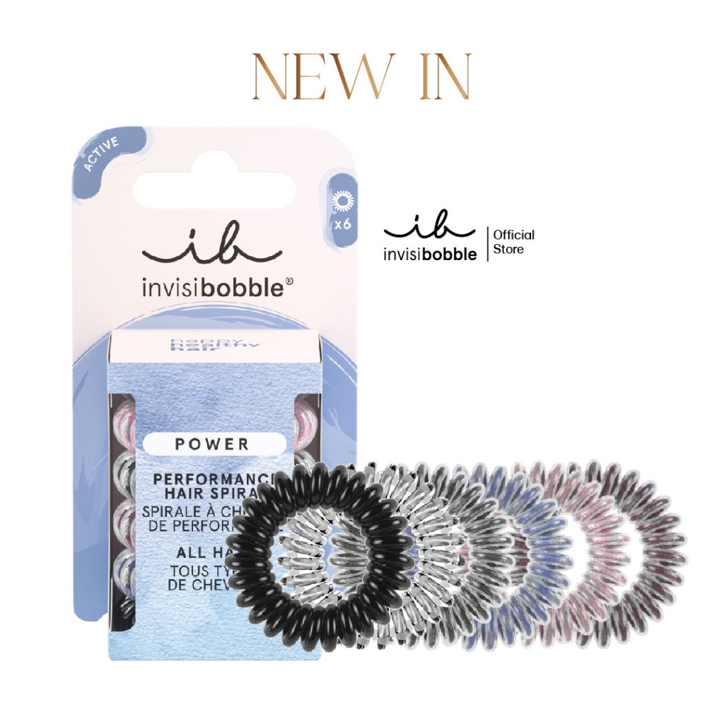 invisibobble ยางรัดผม ผมหนา ผมไม่เป็นรอย รุ่น Power Be Visible (1 กล่องบรรจุ 6 ชิ้น) | Shopee ...
