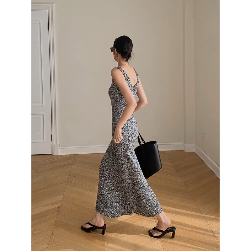 [กรอกโค้ด W9GYFS ลด 130-.] oreo knit dress เดรสยาว | Shopee Thailand