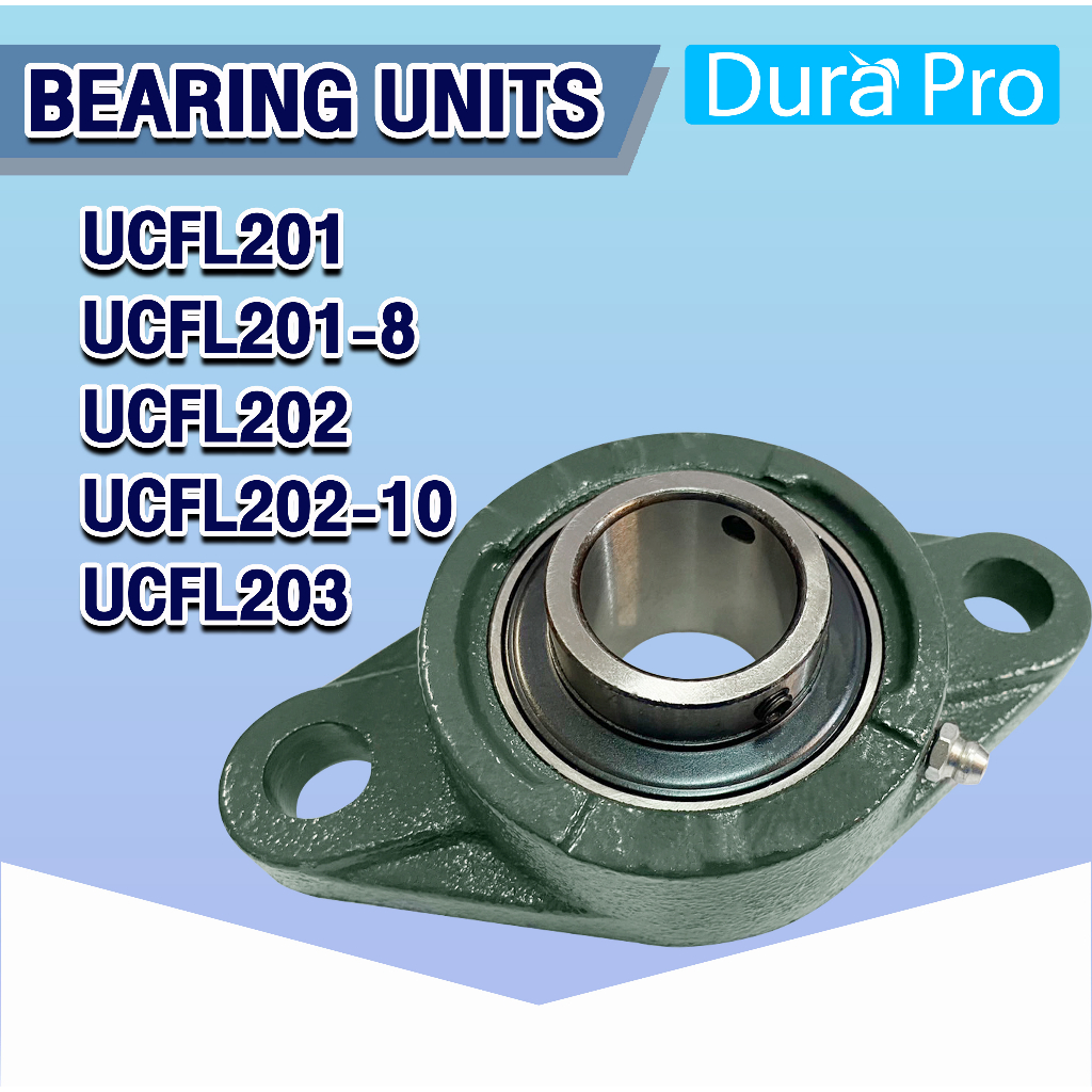 UCFL201 UCFL201-8 UCFL202 UCFL202-10 UCFL203 ตลับลูกปืนตุ๊กตา BEARING UNITS UCFL201 - UCFL203 ...