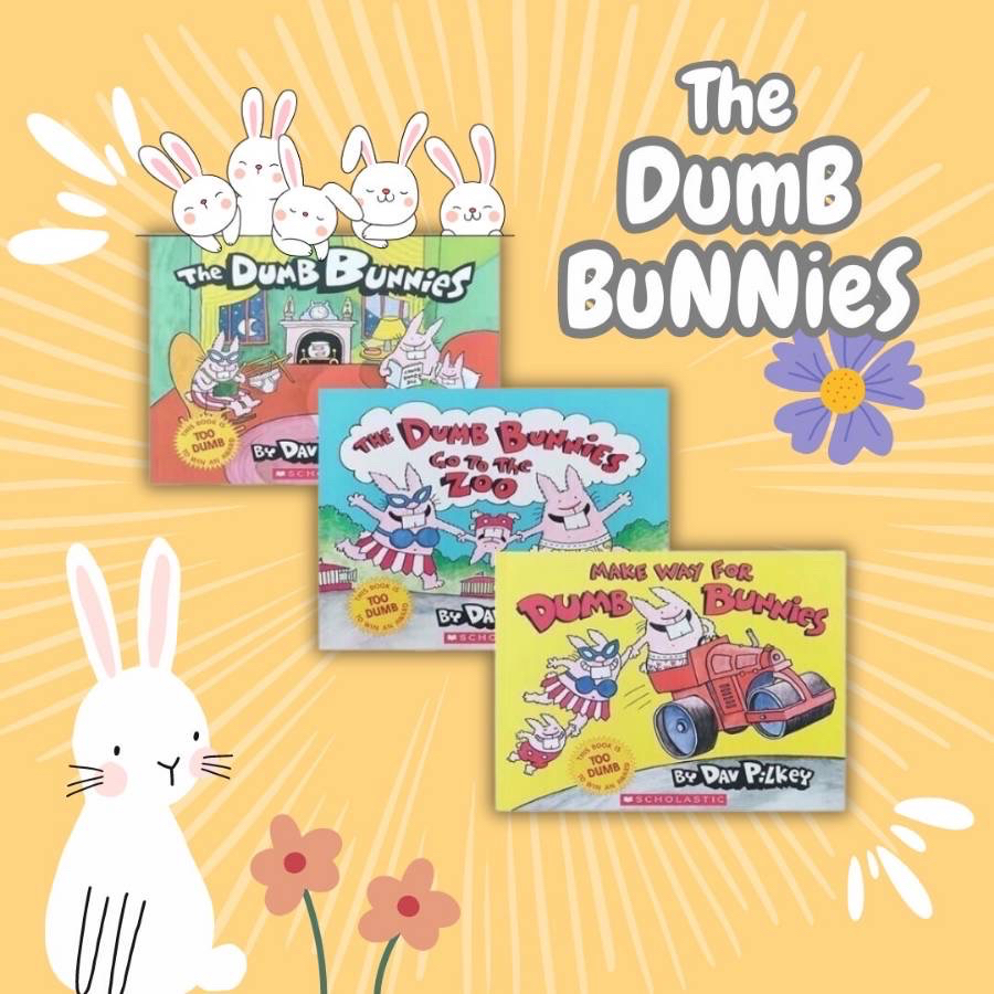 หนังสือชุด the Dumb Bunnies (ชุด 3 เล่ม) นิทานภาพ picture book dav ...