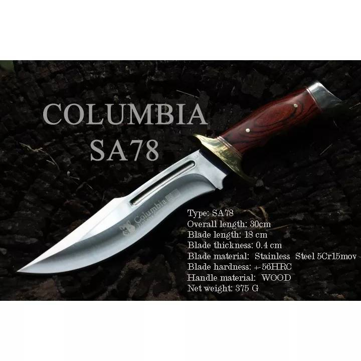 มีดใบตาย COLUMBIA รุ่น SA78 พร้อมซอง | Shopee Thailand