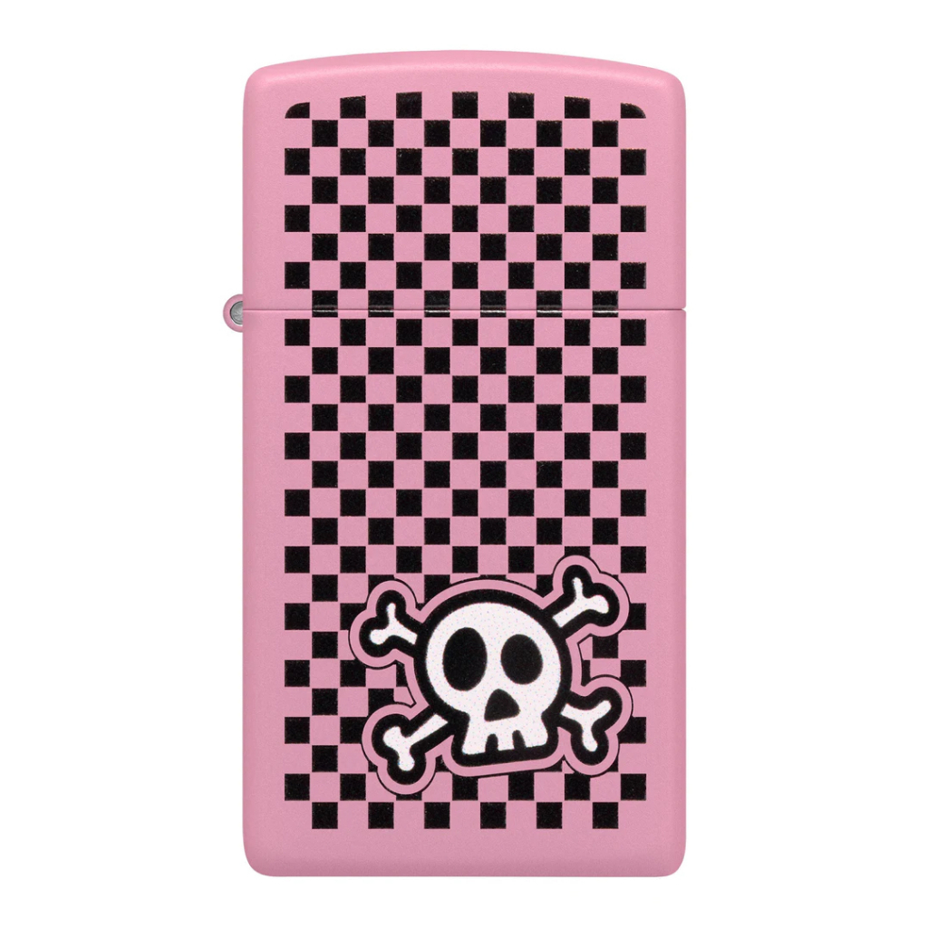 Zippo ไฟแช็กรุ่น 48680 Checkered Skull Design ของแท้ รับประกันตลอดชีวิต ...