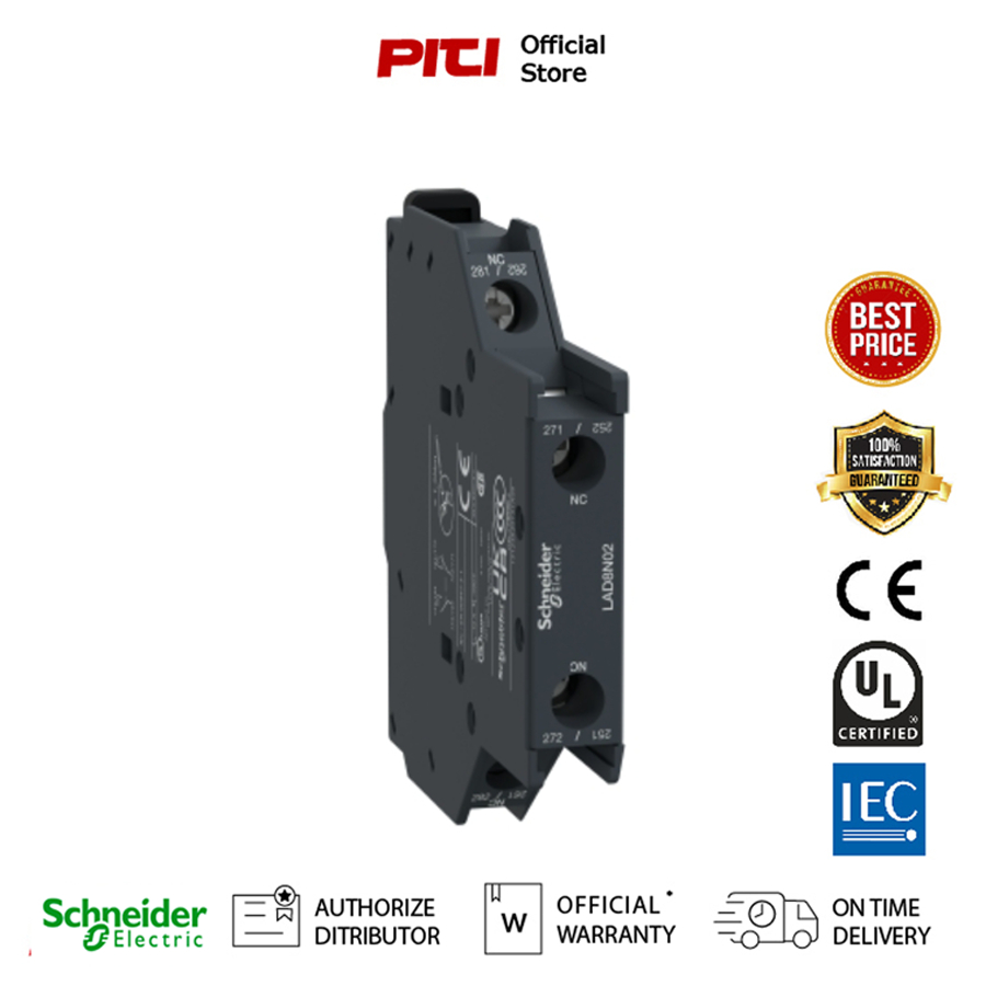 Schneider LAD8N02 AUXILIARY CONTACT BLOCK | Shopee Thailand