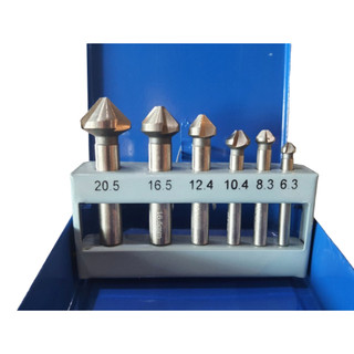 Chamfer Set แชมเฟอร์เซต HSS ดอกลบคม 90 องศา ขนาด 6.3-20.5 กล่องแบบชุด ...
