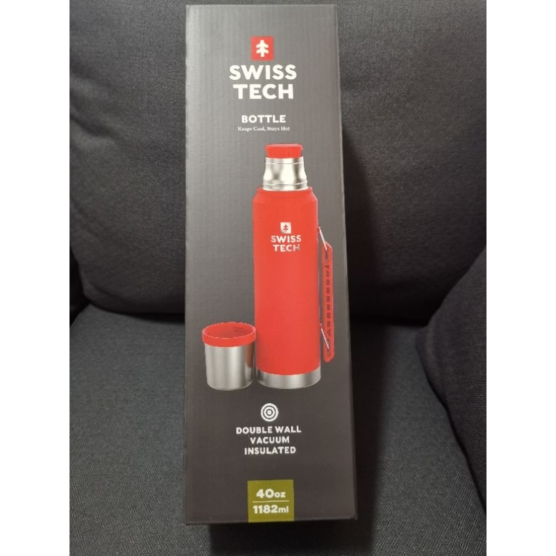 กระติกน้ำสูญญากาศ 40oz/1182ml SWISSTECH BOTTLE Keeps Cool,Stays Hot ...