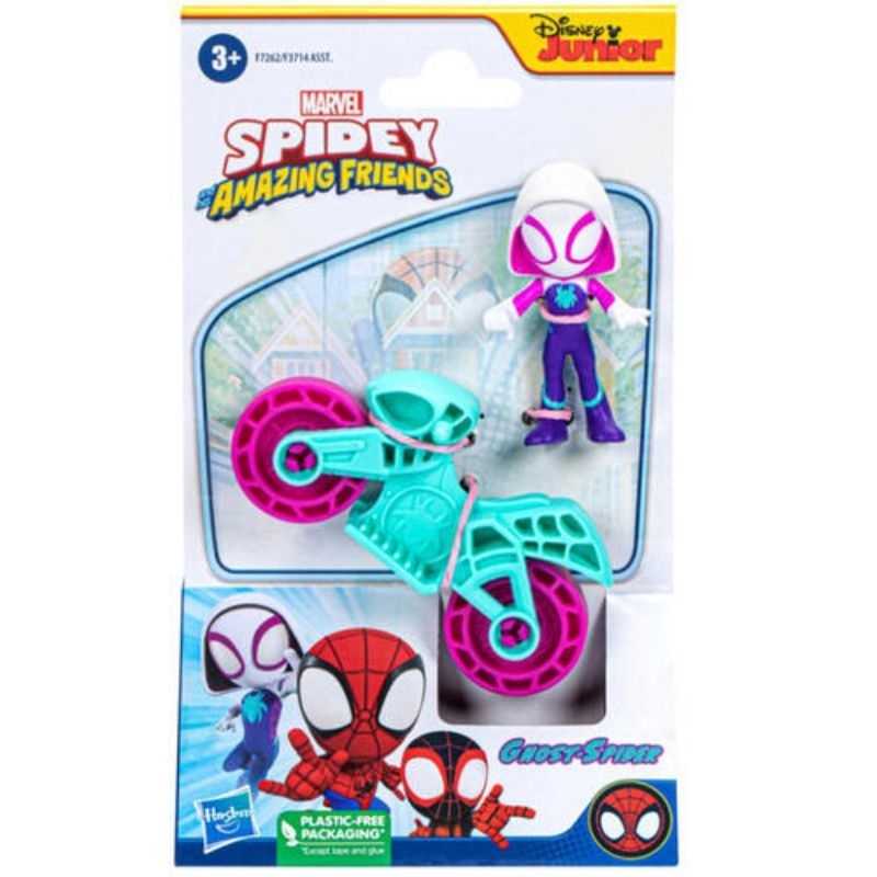 Marvel Spidey and His Amazing Friends Ghost-Spider with Motorcycle ...