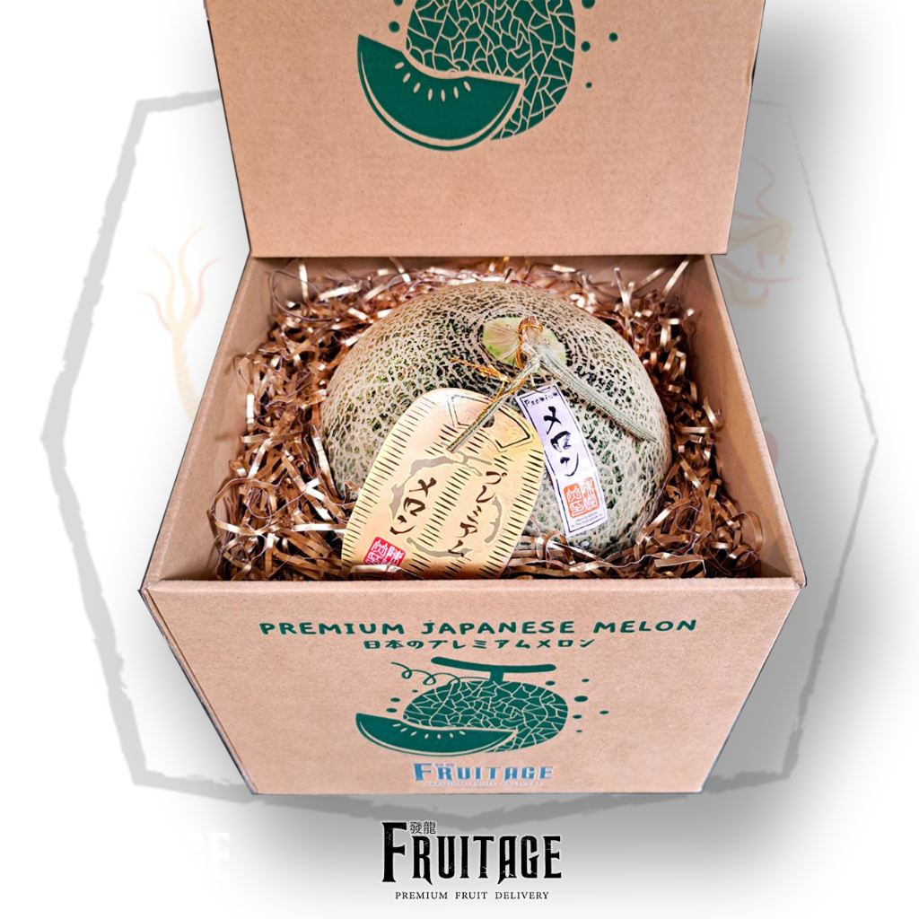 เมล่อนกล่องของขวัญ melon gift box (จัดกระเช้าผลไม้พรีเมี่ยม จัดตะกร้า ...