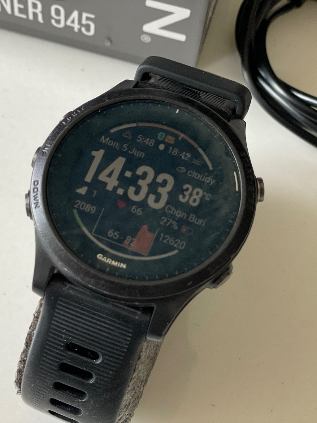 Garmin Forerunner 945 Music ตัวท็อป ภาษาไทย | Shopee Thailand