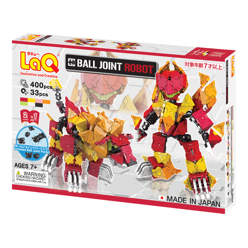 LaQ Ball Joint Robot ลาคิว ของเล่นตัวต่อเสริมพัฒนาการ เสริมทักษะ พัฒนา IQ, EQ ผลิตในญี่ปุ่น ...
