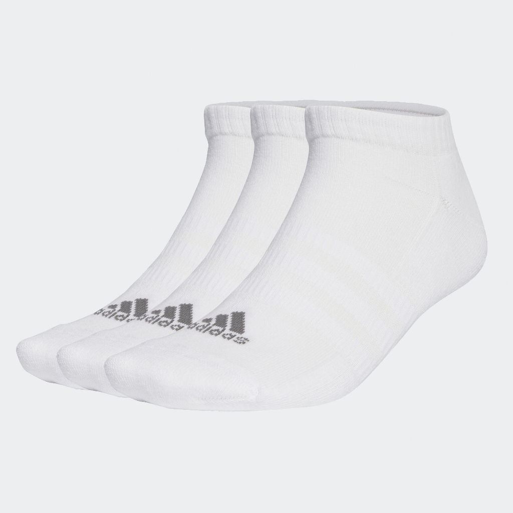 ⭐️ทักแชทรับโค้ด⭐️ Adidas ถุงเท้า 3 คู่ Cushioned Low-Cut Socks IA3943 ...
