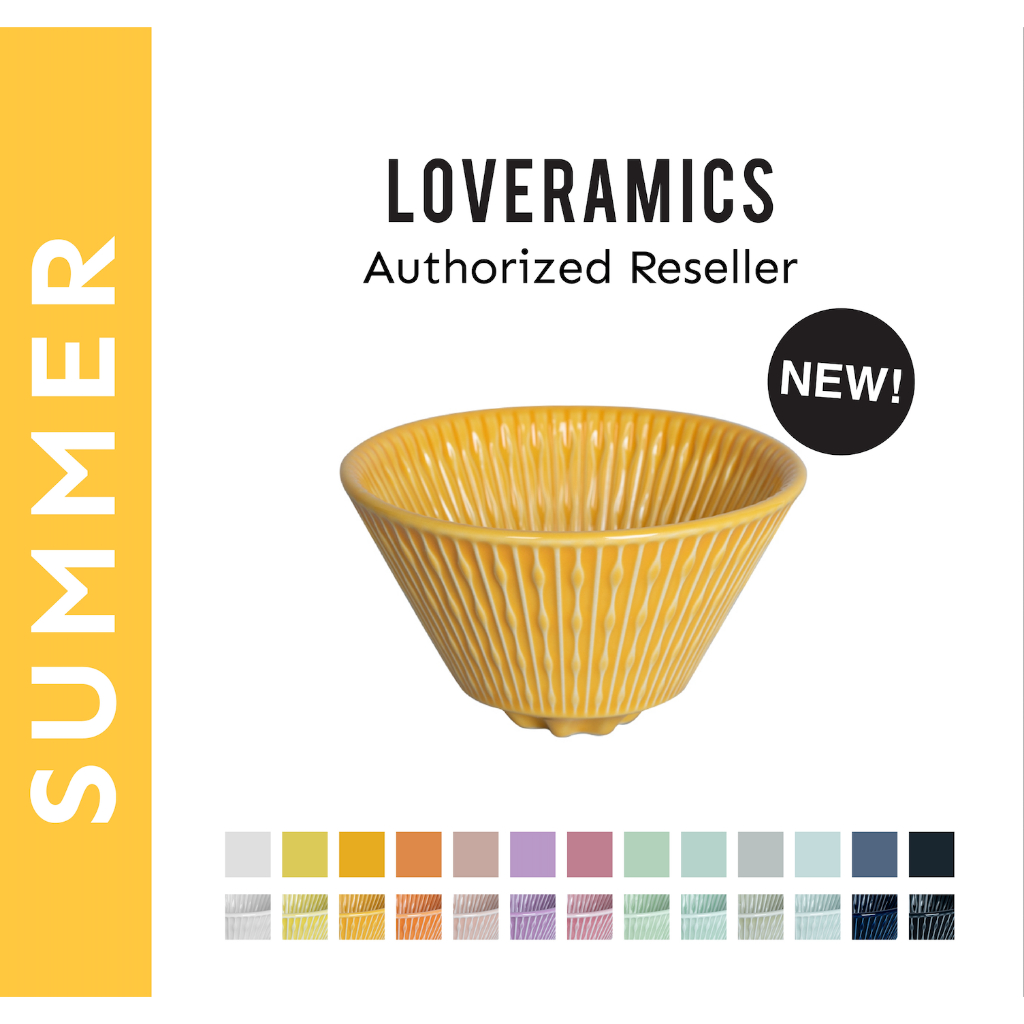 LOVERAMICS กรวยดริปเปอร์เซรามิค BREWERS - FLATBED COFFEE DRIPPER | Shopee Thailand