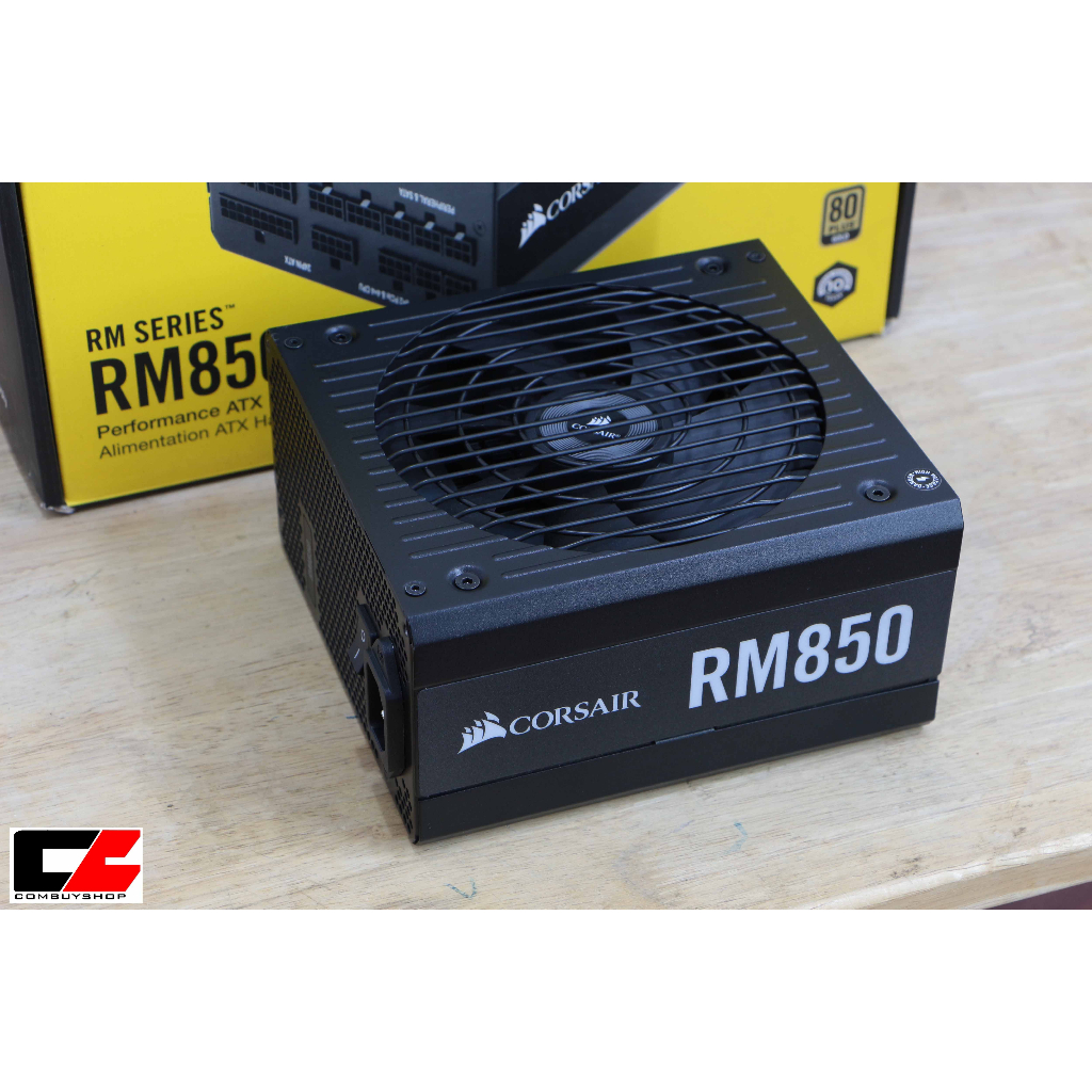 PSU CORSAIR RM850 80+ GOLD [ ซีเรียลนัมเบอร์ตัวพีเอสยูกับกล่องตรงกัน ...