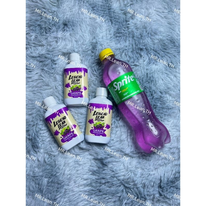 มาตรฐาน อย. ถูกต้องตามกฏหมาย 💜Legend Lean💜 Syrup กลิ่นองุ่น | Shopee ...