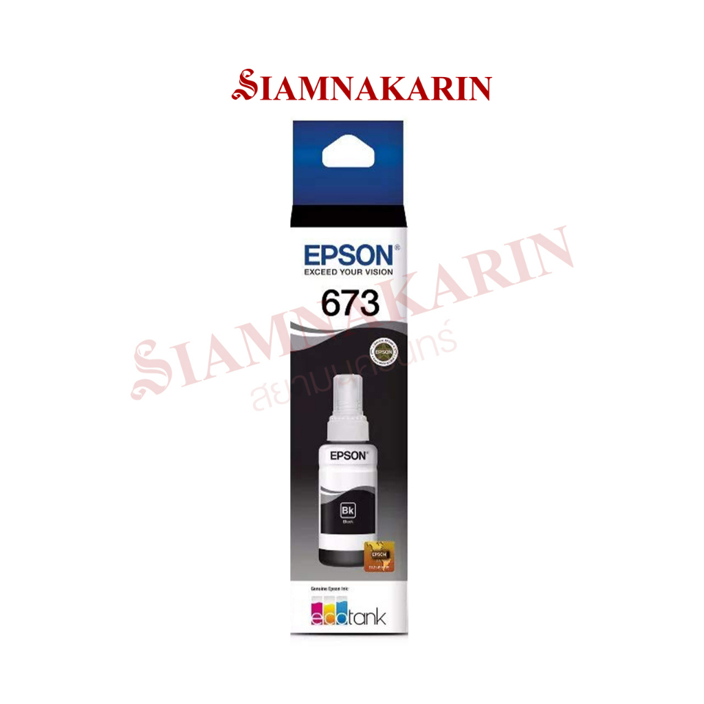 หมึก Epson 673 BK ,C,Y,M ,LC,LM หมึกเติมของแท้ ใช้ได้กับ L800/L805/L810/L850/L1800 | Shopee Thailand