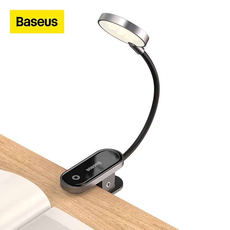 Baseus โคมไฟ LED แบบคลิป ชนิดชาร์จ USB สำหรับอ่านหนังสือ แล็บท็อป ตอน ...