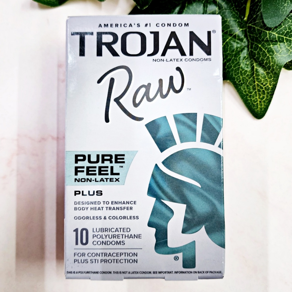[Trojan®] Raw Pure Feel Non-Latex Plus Lubricated Condoms 10 Count โทร ...
