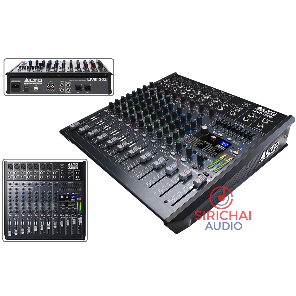 mixer ALTO รุ่น LIVE1202 มิกเซอร์12ชาแนล | Shopee Thailand