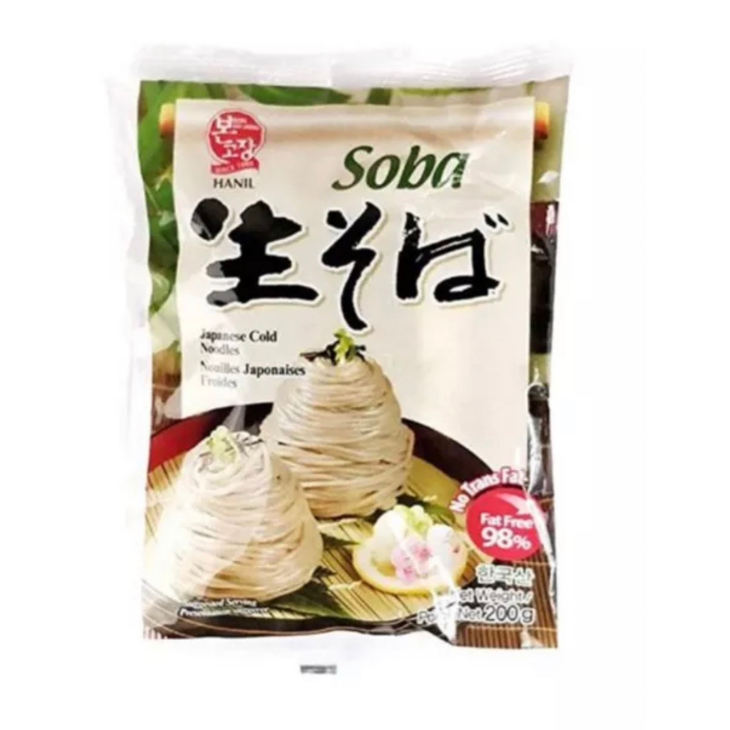 โซบะกึ่งสำเร็จรูปรสดั้งเดิม Hanil Soba Japanese cold noodles 200g ...