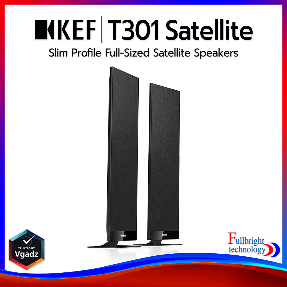 KEF T301 (PAIR) Satellite Speakers ลำโพงแซทเทอร์ไลท์ ขนาด 4.5 นิ้ว ประกันศูนย์ไทย 1 ปี (ราคาต่อ ...