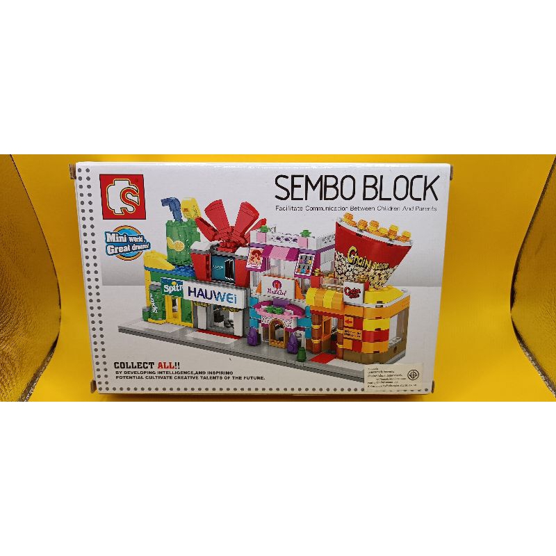 LEGO sembo block ตัวต่อเสริมสร้างจินตนาการ | Shopee Thailand