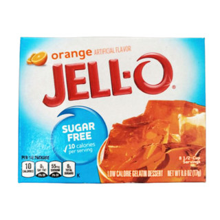 Jell-O Orange Artificial Flavor Jello Orange Sugar Free 17g เยลลี่ ขนม ...