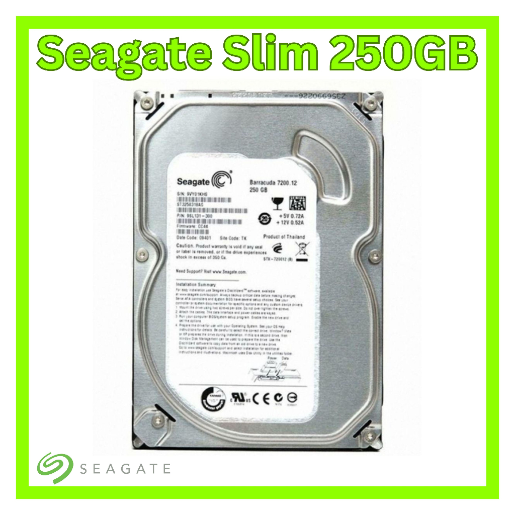 HDD PC hdd 3.5 ฮาร์ทดิสก์ มือ2 hdd Pc 160g 250g 320g 500g 1tb 2tb 4tb ใช้งานปกติ ไม่ติดสี เขียว ...