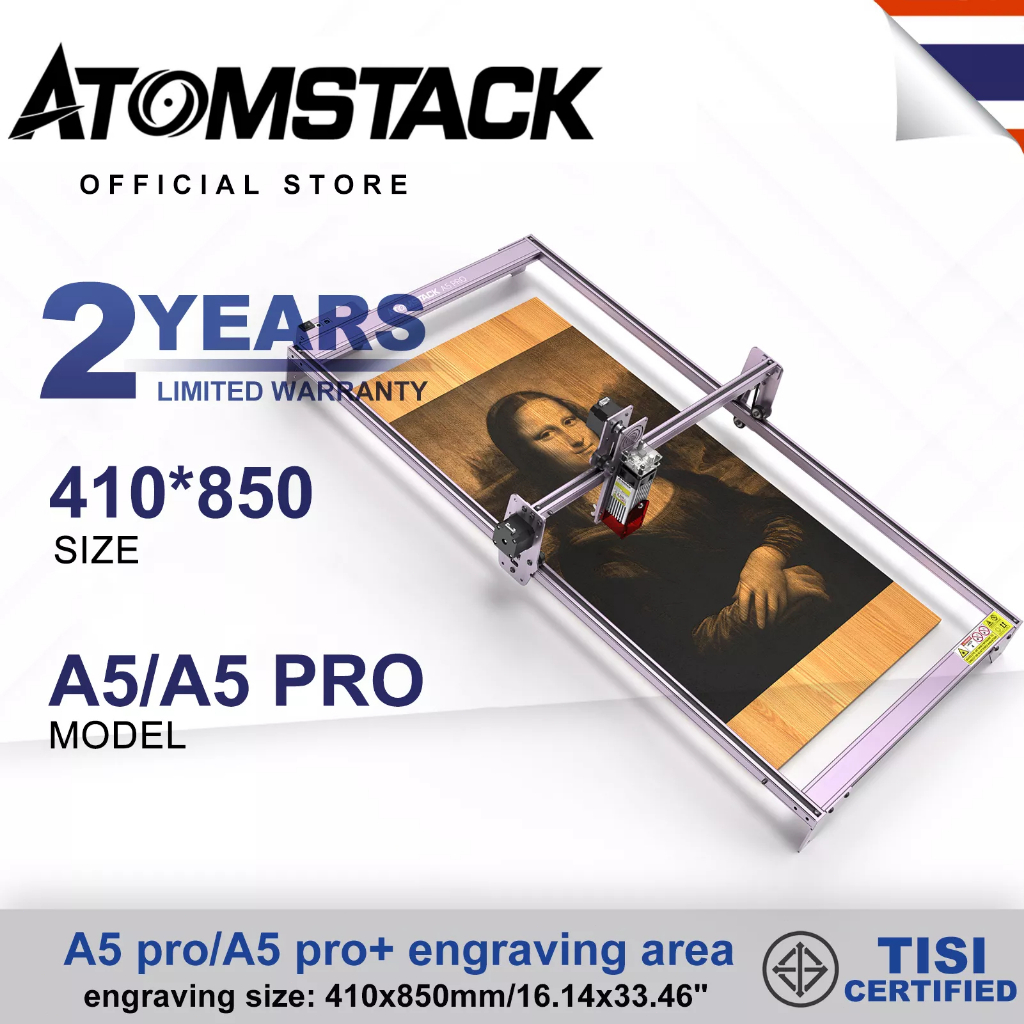 ATOMSTACK Engraving Area Extension Shaft Kit for A5 pro/A5 pro+ Laser ...