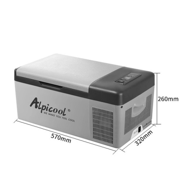 【ขายดี】 Alpicool freezer -20°C ตู้เย็นในรถสำหลัก12V/24V /220V ตู้เย็นมี ...