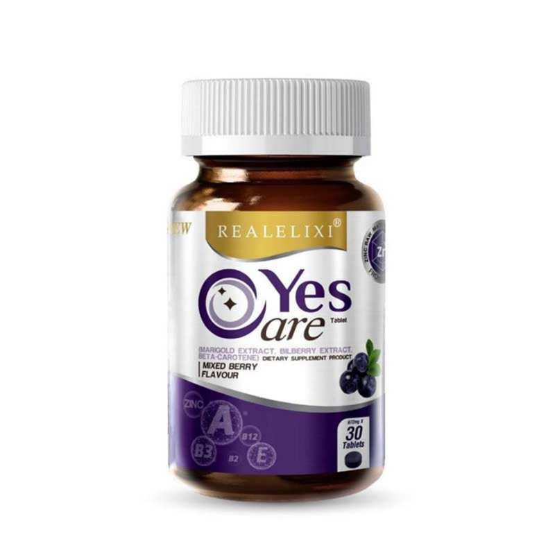 Real Elixir Yes Care ผลิตภัณฑ์เสริมอาหารจากสารสกัดดอกดาวเรือง บรรจุ 30 เม็ด/ขวด | Shopee Thailand