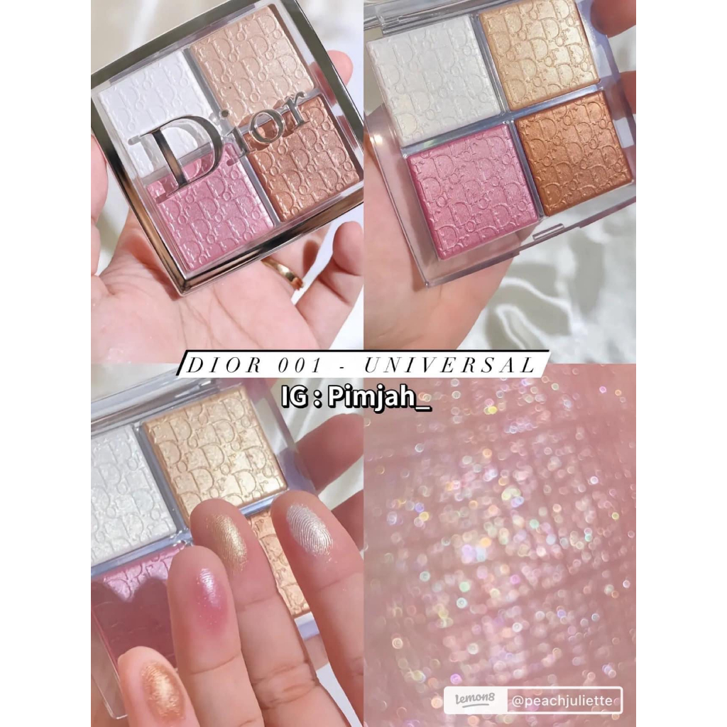 DIOR BACKSTAGE GLOW FACE PALETTE ️ เบอร์ 001 Universal ฉลากไทย | Shopee Thailand